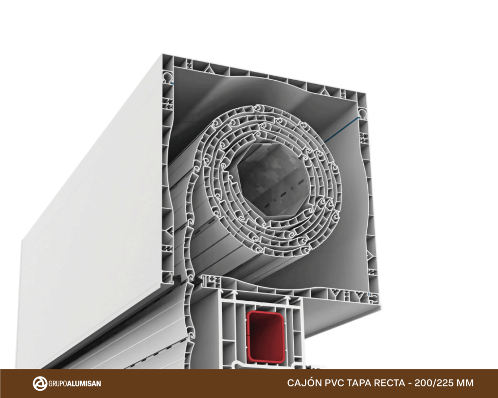 Cajón PVC Tapa Recta | GRUPO ALUMISAN
